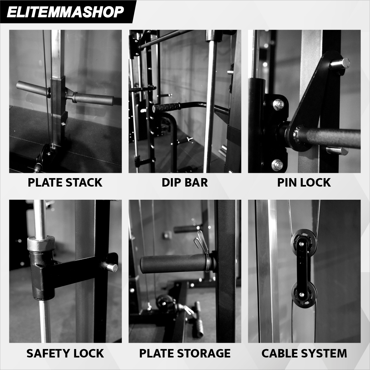 GENETIX FIT Smith Squat Rack | GENETIX FITNESS INDONESIA – ELITE